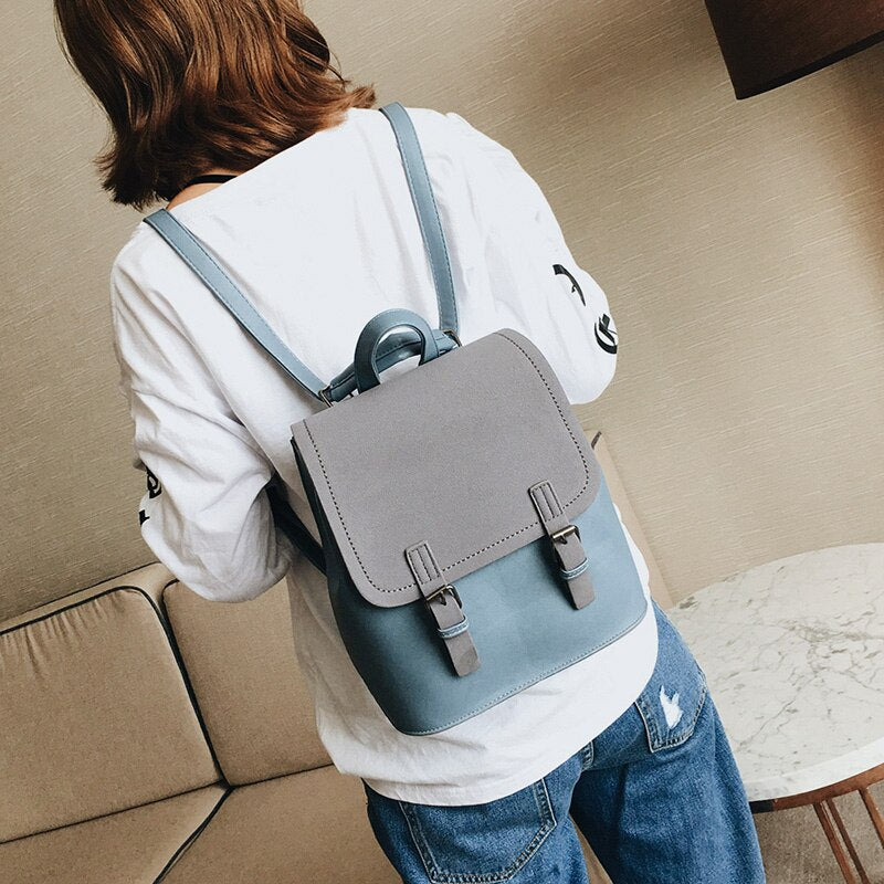 Buy Vala-13 Mini Faux Leather Tote Backpack by Wolph