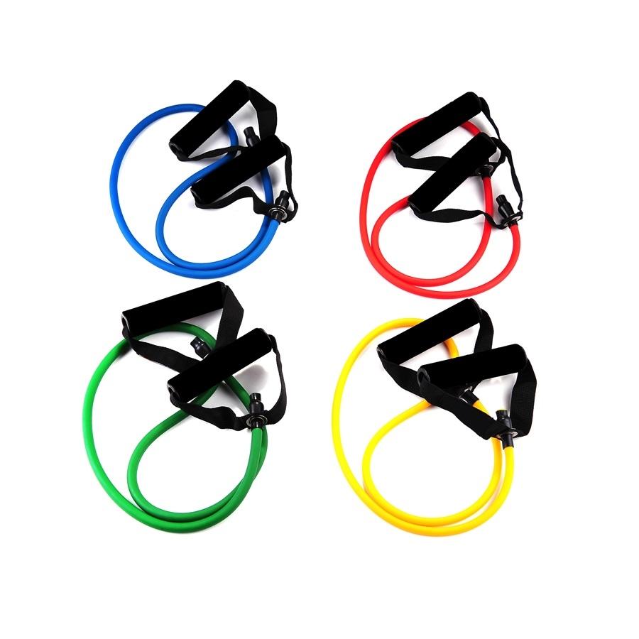 Home Workout Resistance Stretch Band Tubes with Handle – Wolph